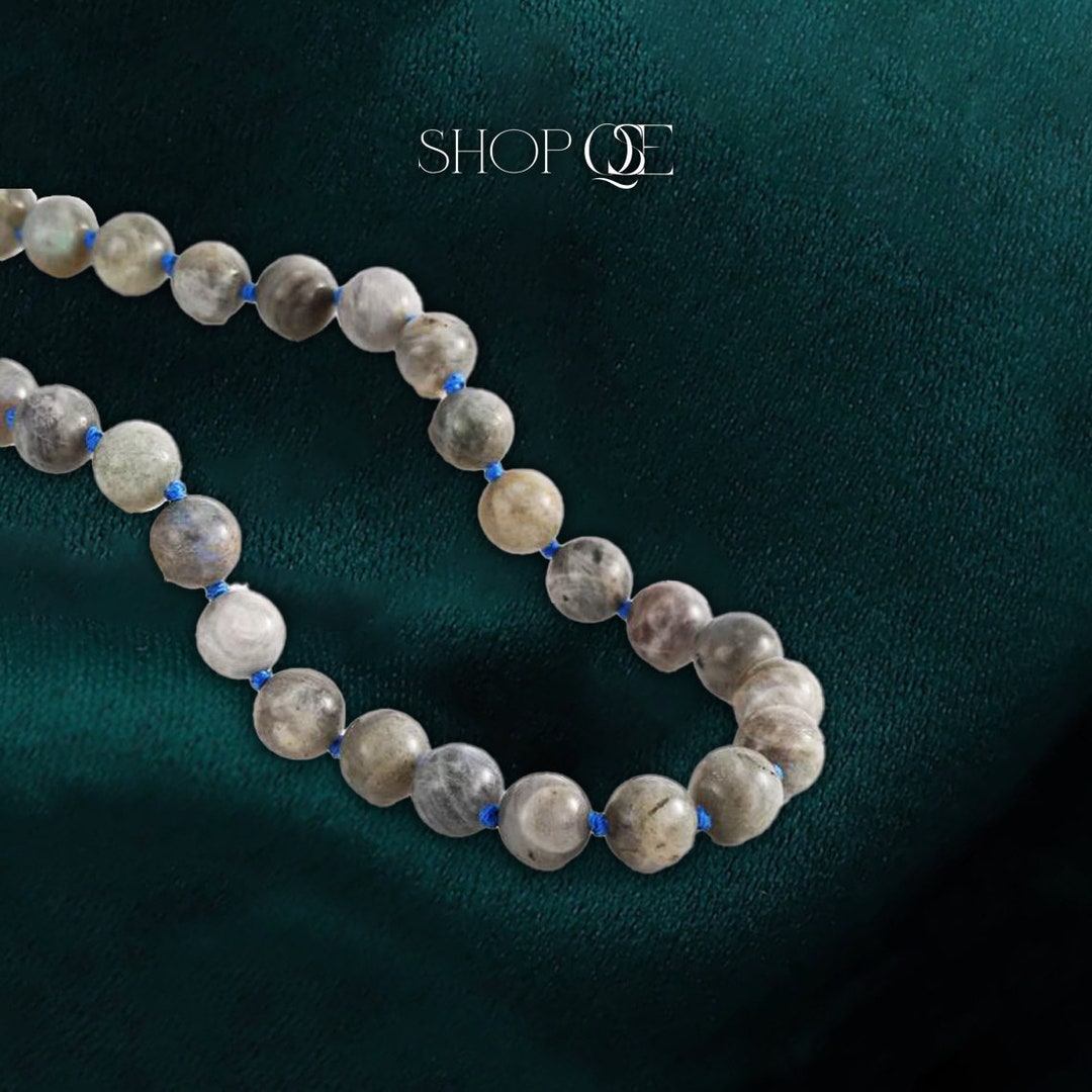 Flashy Labradorite Plain Round Beads Necklace, JCK Choice Labradorite ...