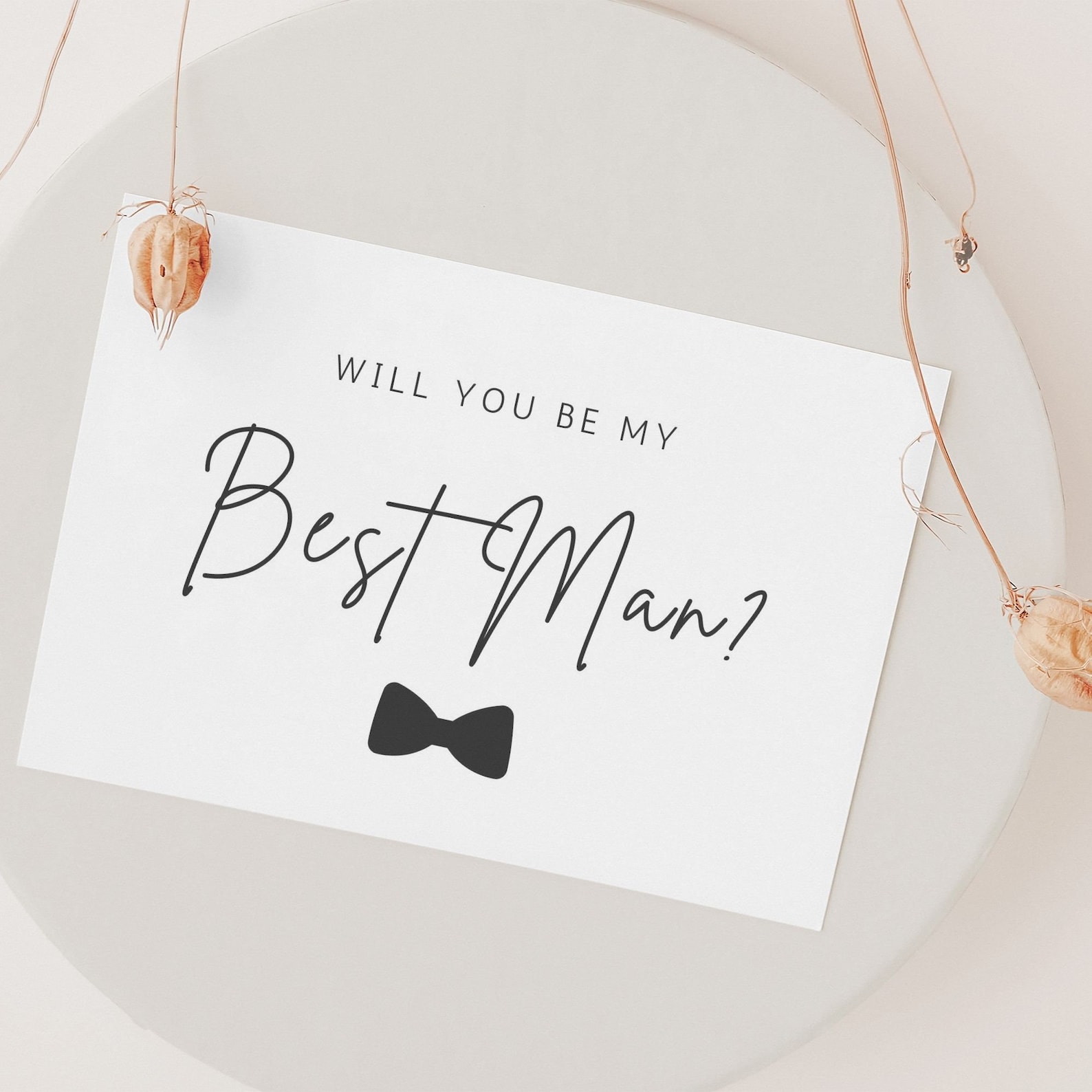 Best Man Proposal Card for Best Man Gift Will You Be My Best Man ...