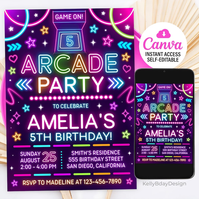 Timezone Birthday Invitation - Etsy Australia