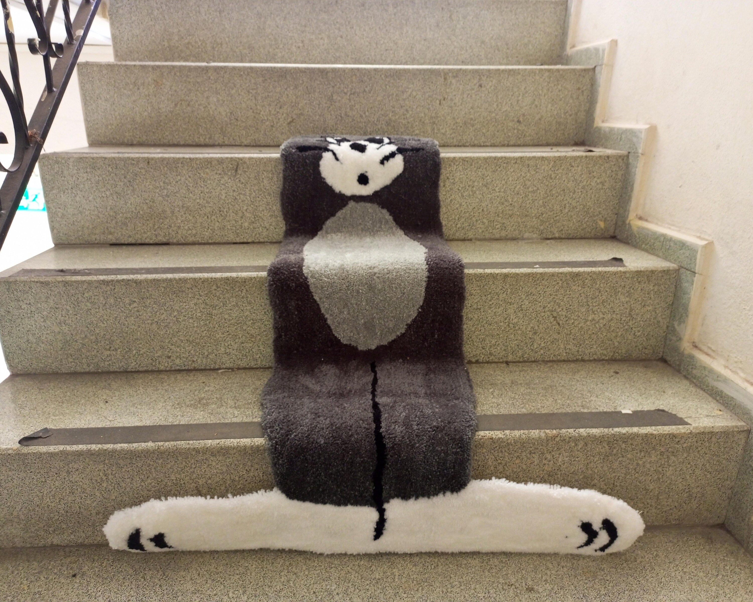 Flat Tom Rug, Handmade Rug, Tom & Jerry Rug, Stairs Carpet, Cartoon Rug ...