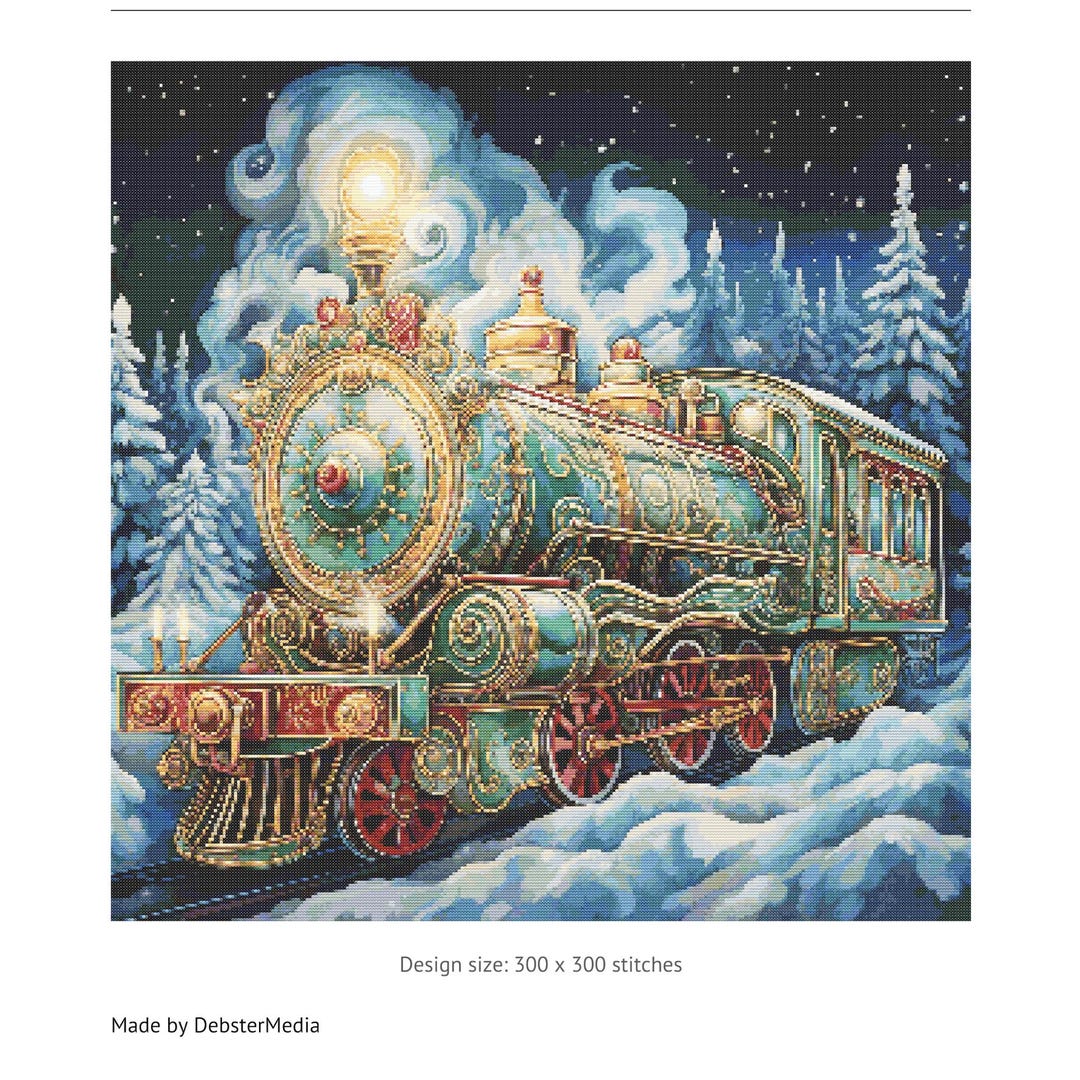 0152 the Magic Trainride / Embroidery Pattern / the Magic Train Ride ...