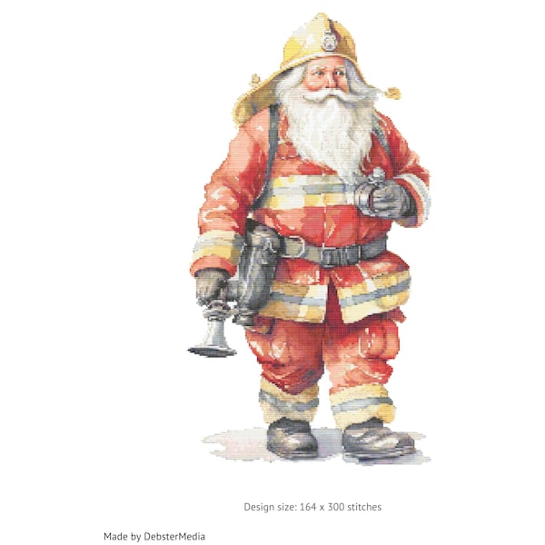 Fireman Santa - Etsy