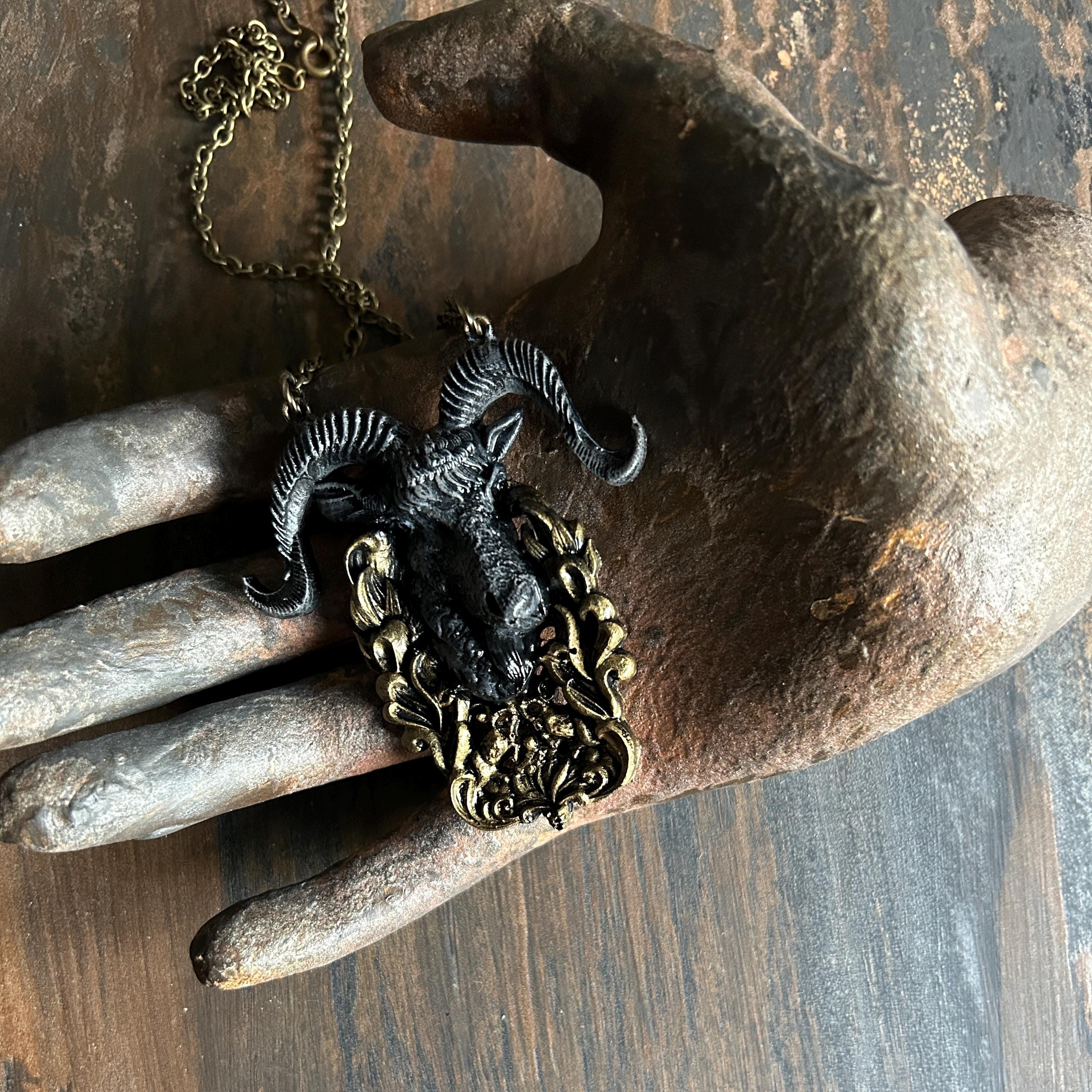 Mouton Noir Handmade Artisan Necklace -black Sheep - Outcast - Weirdo ...