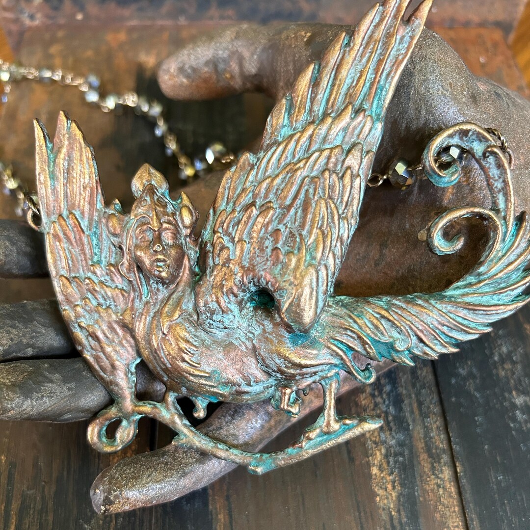 The Harpy Handmade Artisan Necklace - Greco Roman Mythology - Hounds of ...
