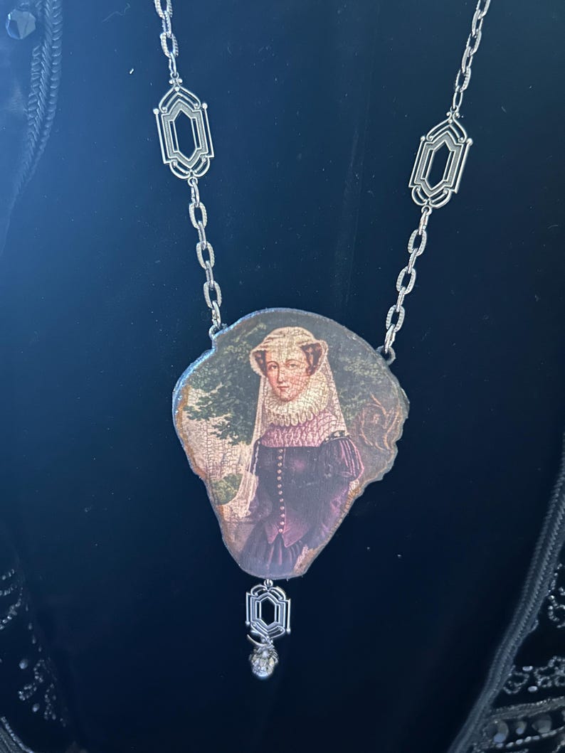 The Casket Letters Handmade Hidden Portrait Artisan Necklace - Mary ...