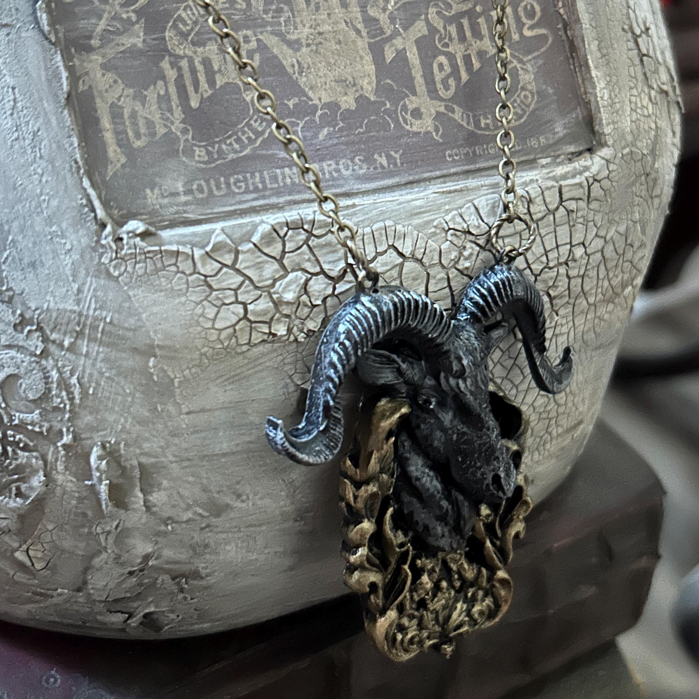 Mouton Noir Handmade Artisan Necklace -black Sheep - Outcast - Weirdo ...