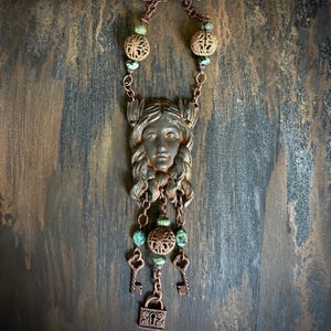 Danu Artisan Necklace Rusty Iron Irish Fertility Goddess Pagan Celtic ...