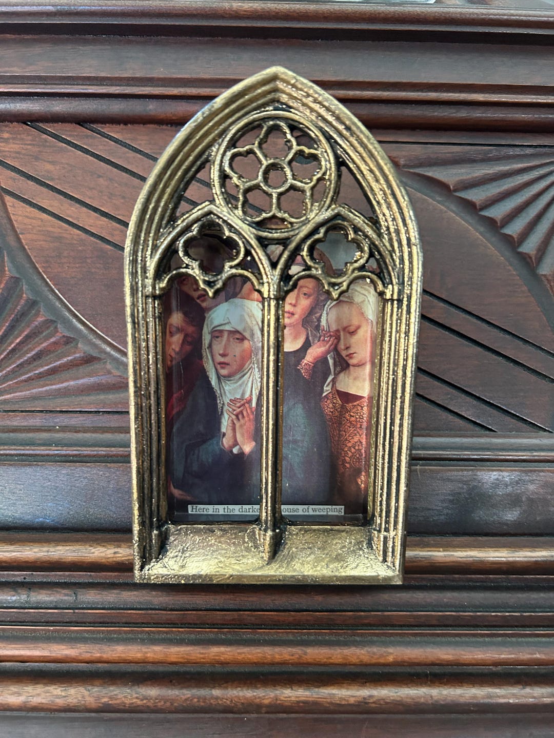 The House of Weeping Handmade Shrine - Hans Memling - Virgin Mary ...