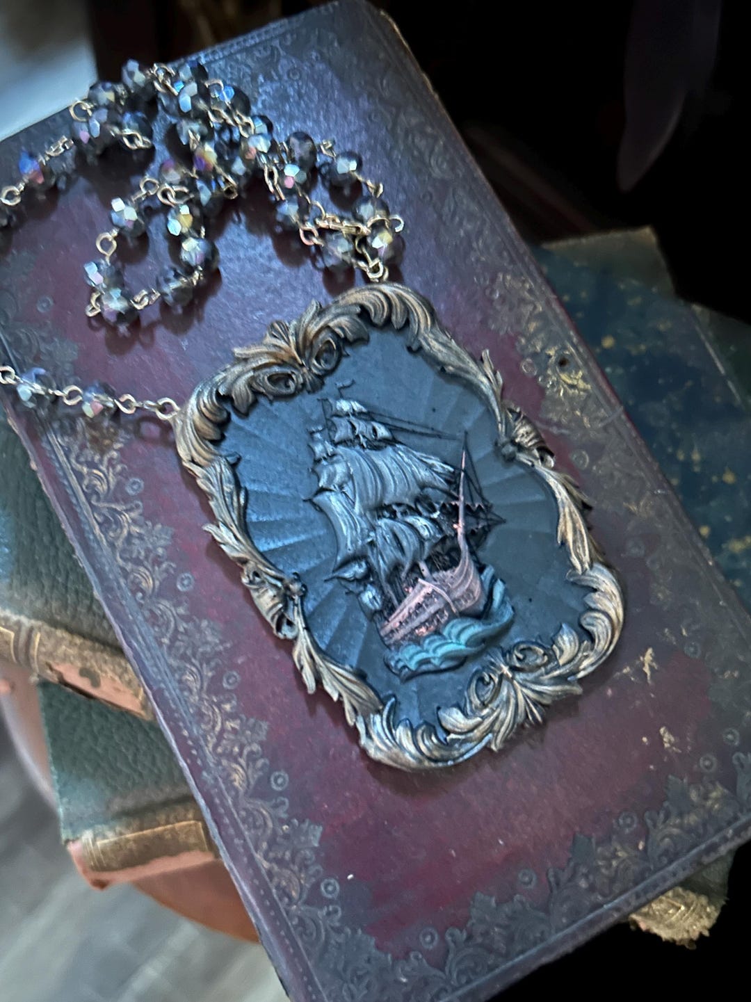 Armada Handmade Hidden Portrait Artisan Necklace - Ulysses - Sirens ...