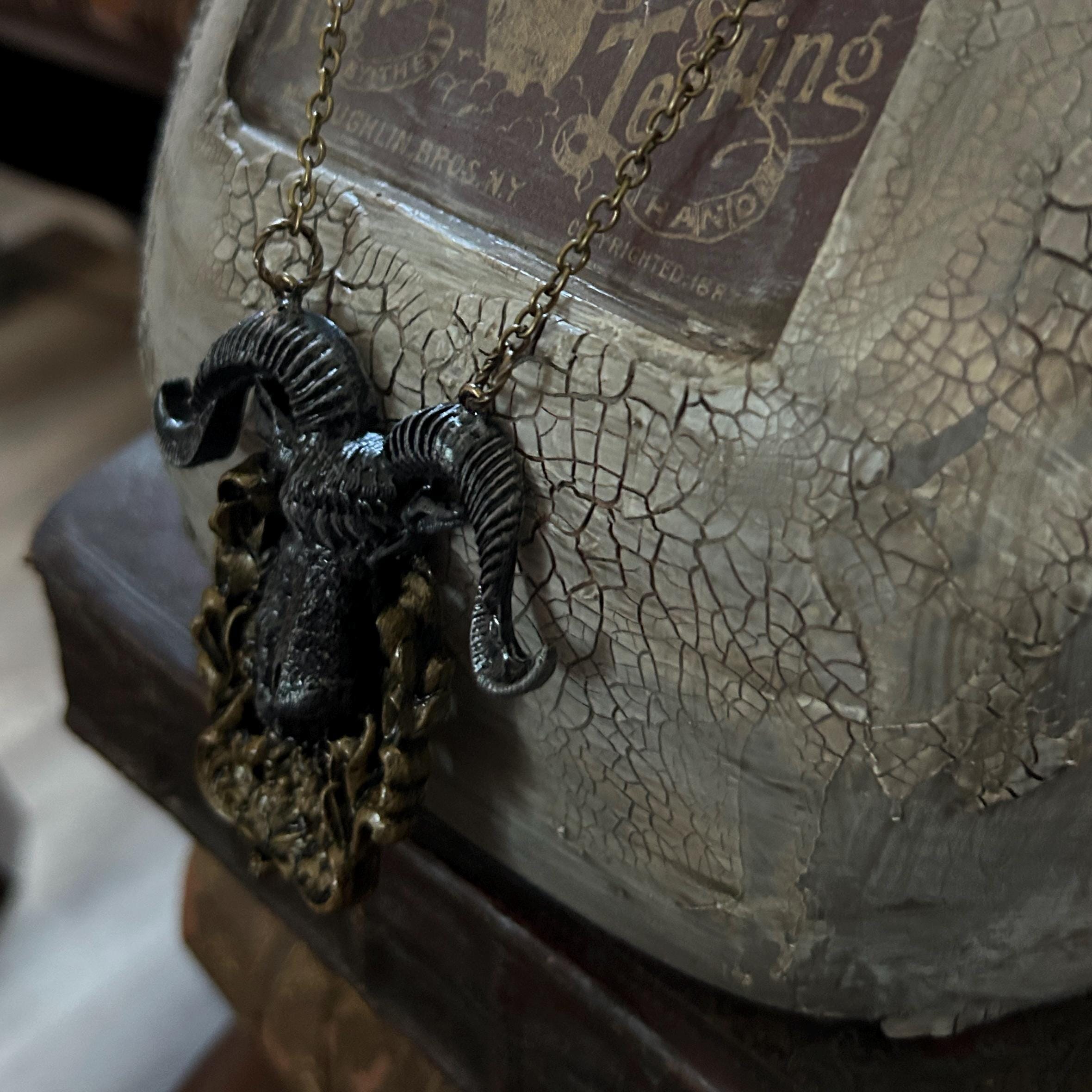 Mouton Noir Handmade Artisan Necklace -black Sheep - Outcast - Weirdo ...