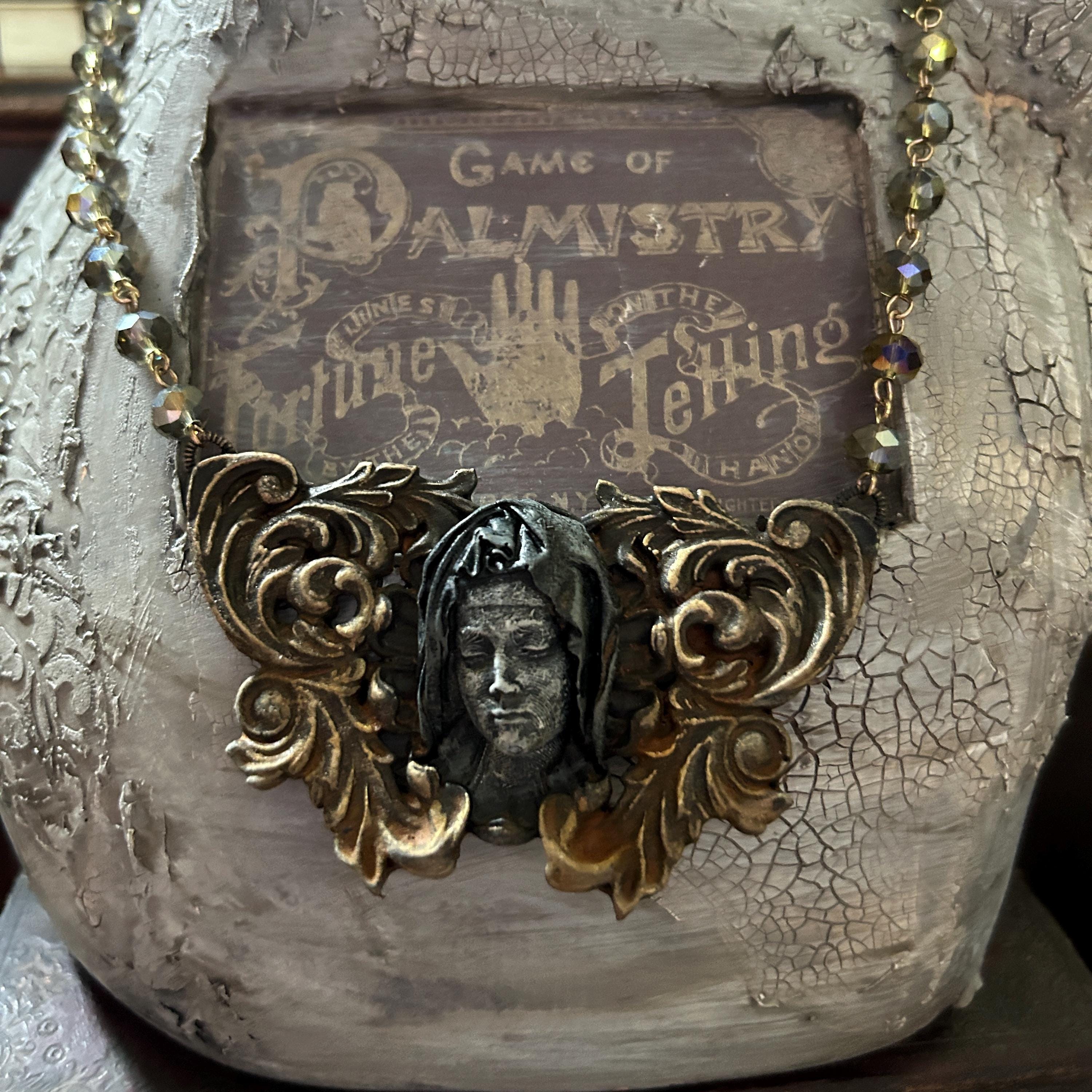 Damozel Handmade Artisan Necklace - Pieta - Dante Gabriel Rossetti ...