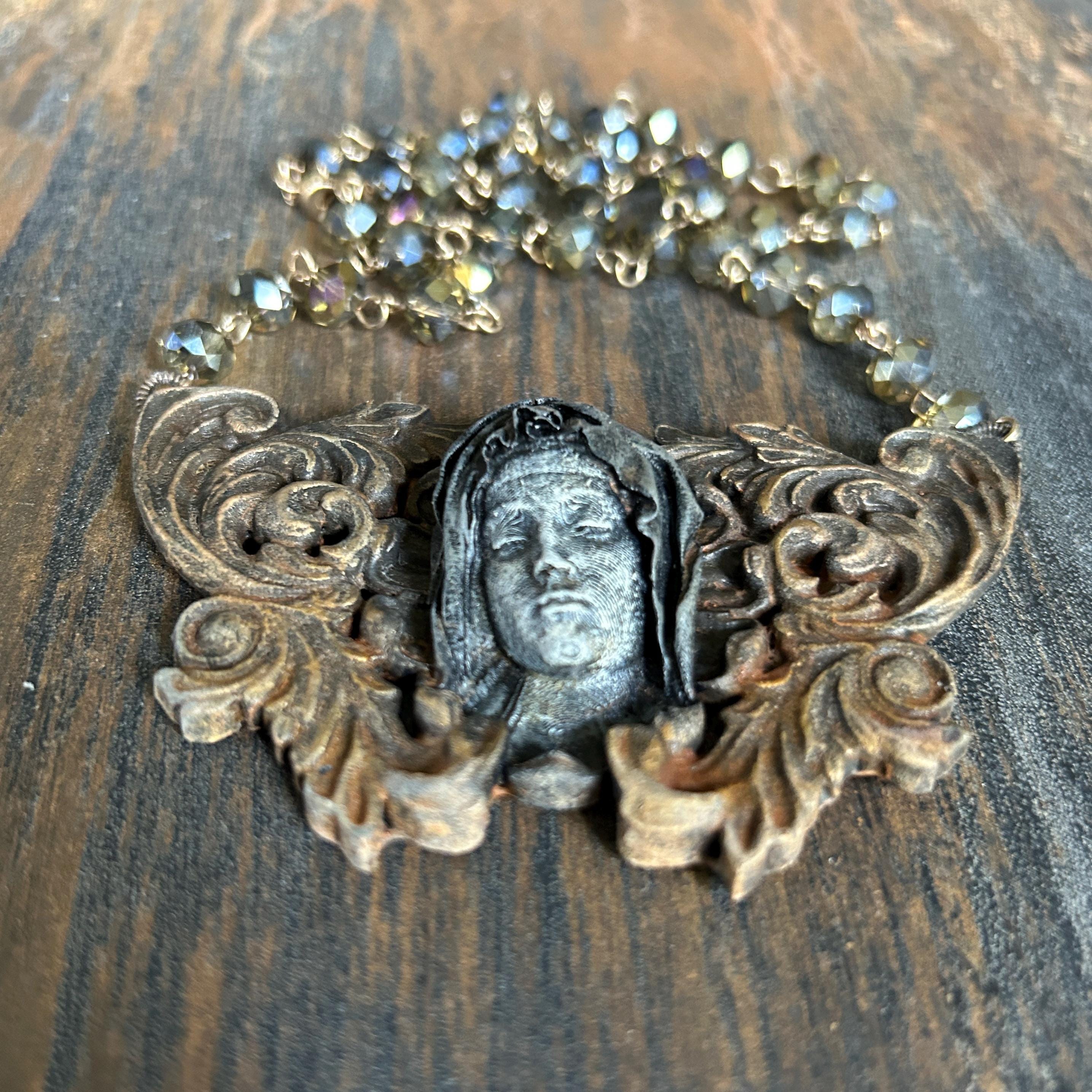 Damozel Handmade Artisan Necklace - Pieta - Dante Gabriel Rossetti ...
