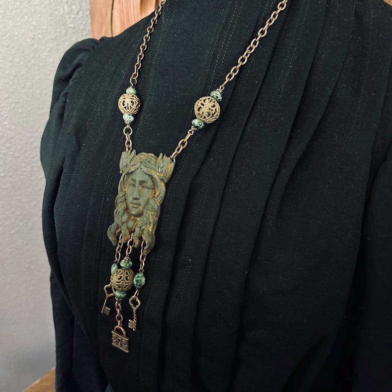 Danu Artisan Necklace Rusty Iron Irish Fertility Goddess Pagan Celtic ...