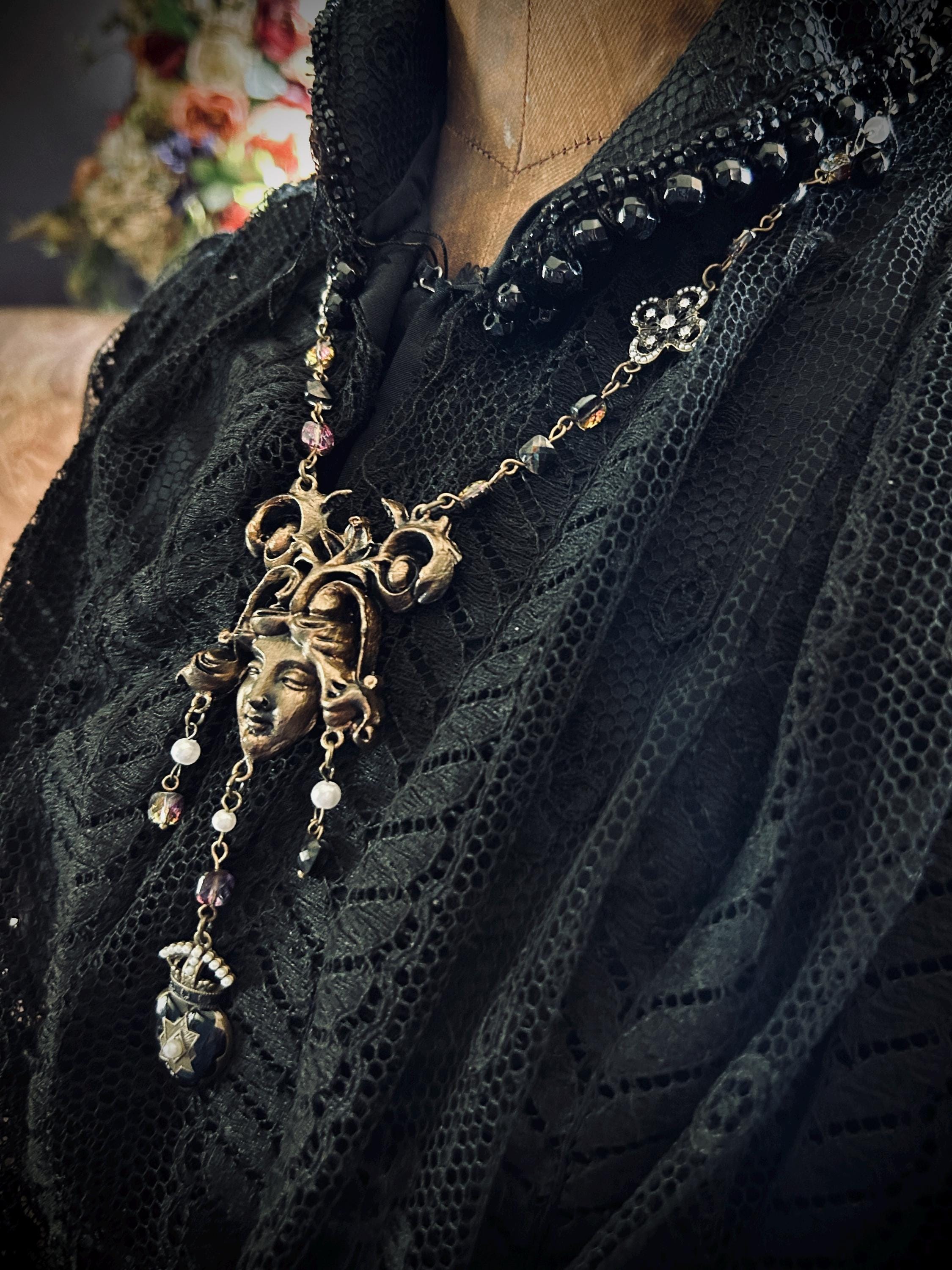 The Widow Winship Handmade Artisan Necklace - Sleepy Hollow - Tim ...