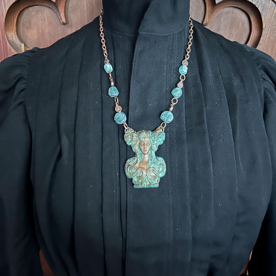 Scylla Artisan Necklace Greek Mythology Sea Monster Nymph Straits of ...