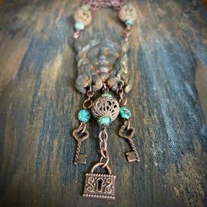 Danu Artisan Necklace Rusty Iron Irish Fertility Goddess Pagan Celtic ...