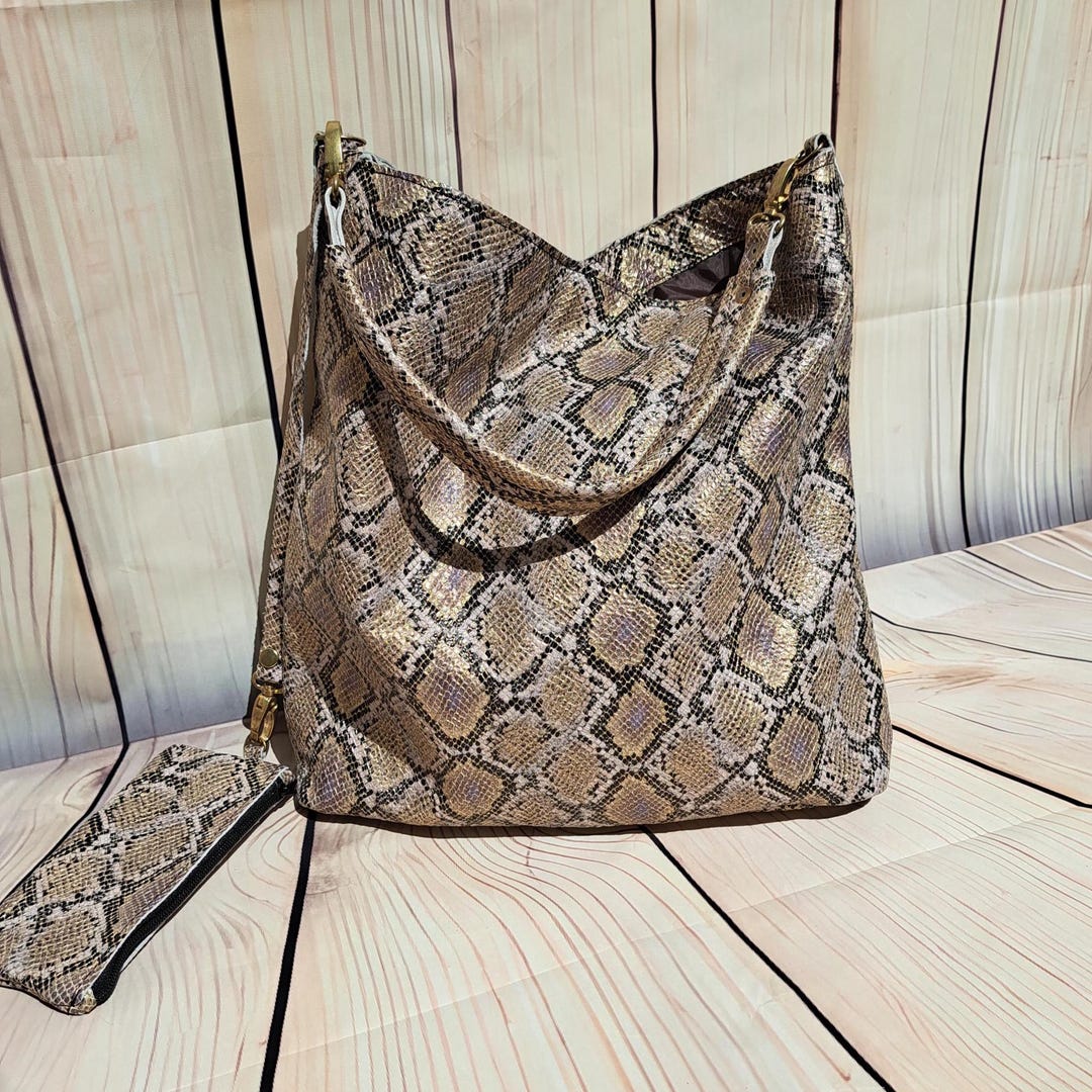 Leather Hobo Bag Pattern 3rd Anniversary Gift, Leather Tote Bag Mother ...