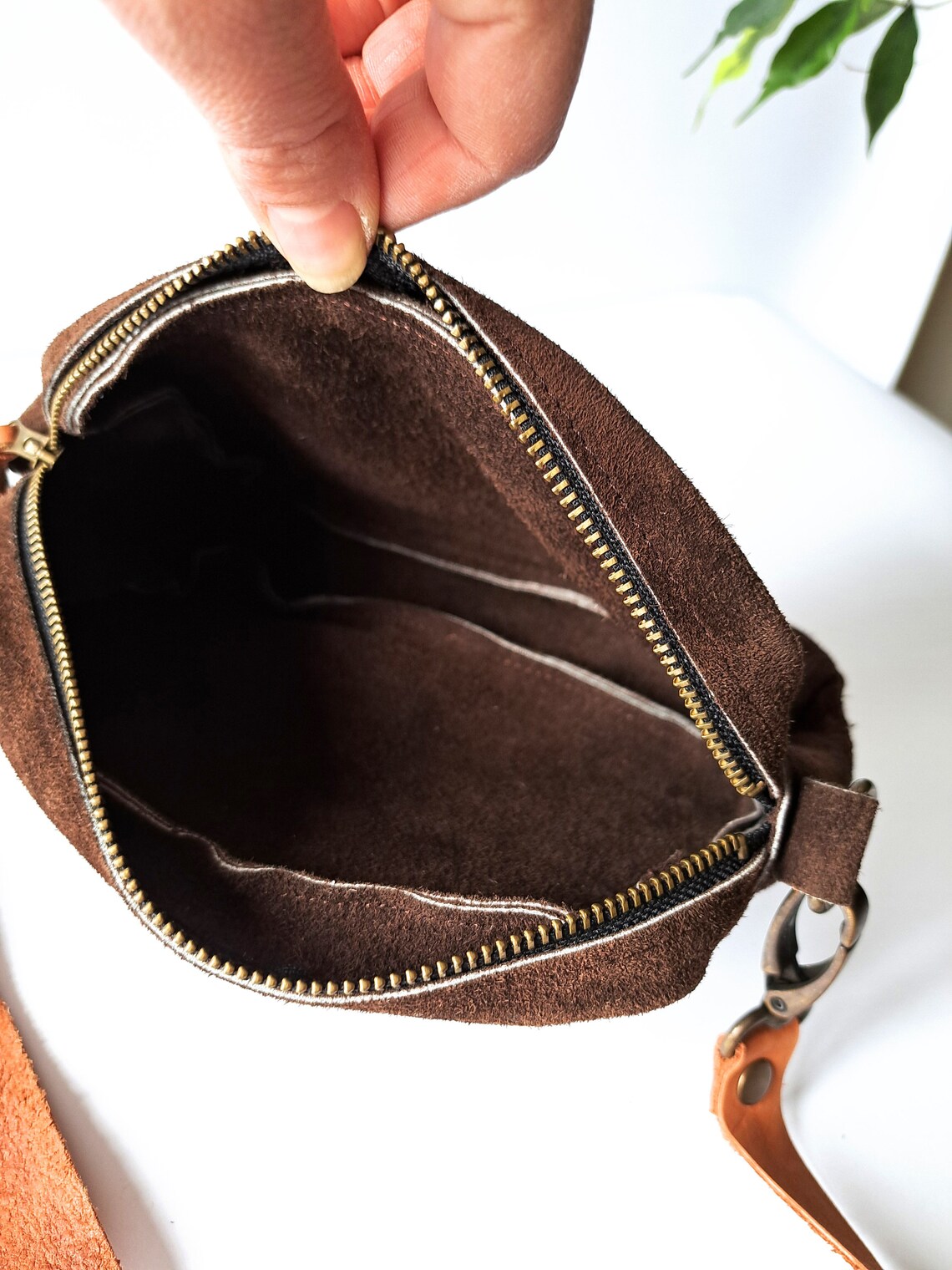 Suede Hobo Bag, Small Crossbody Bag, K-pop Concert Bag for Womens ...