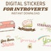 Introvert Gift Bookmark Printable - Ideal for Book Lovers, Teachers and ...