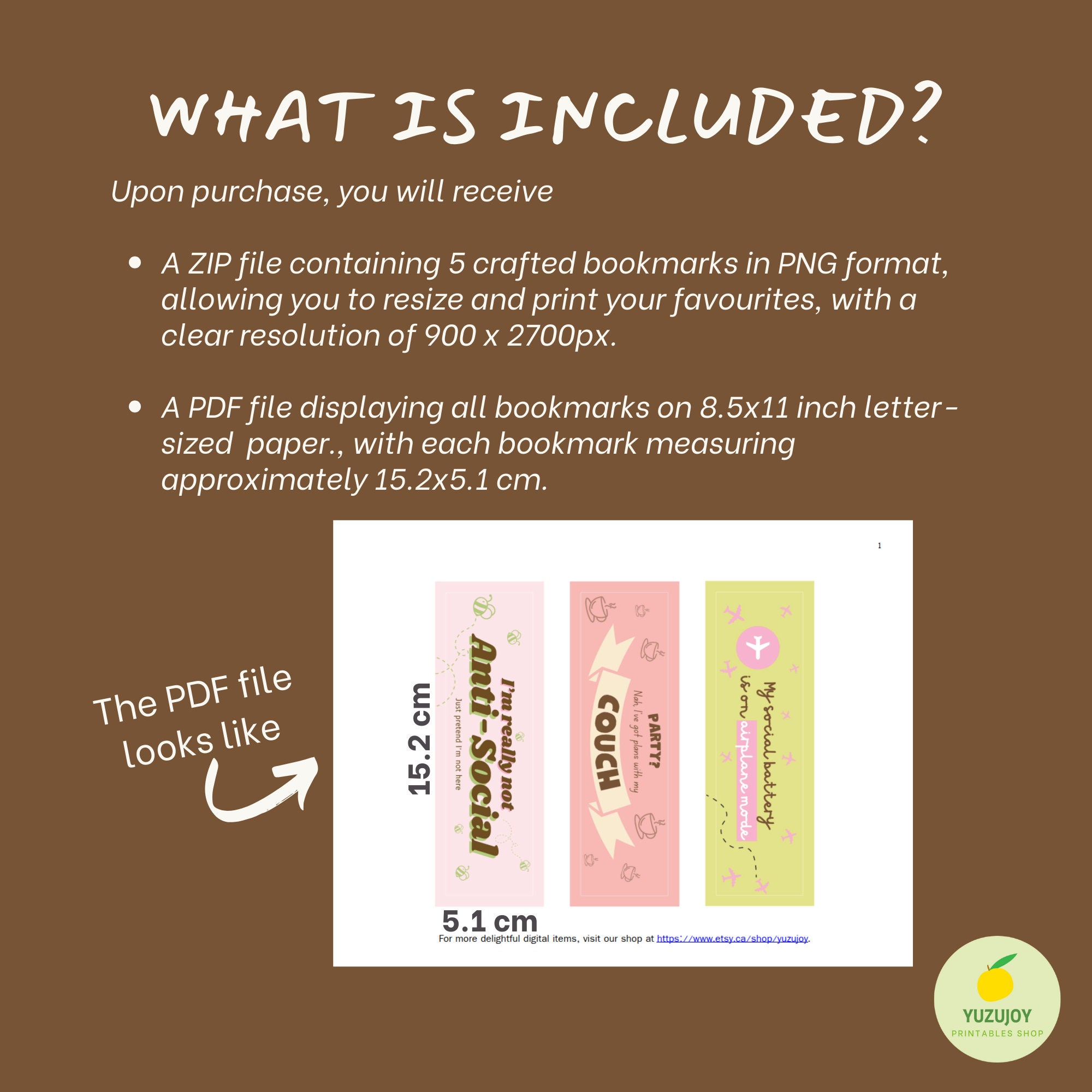 Introvert Gift Bookmark Printable - Ideal for Book Lovers, Teachers and ...