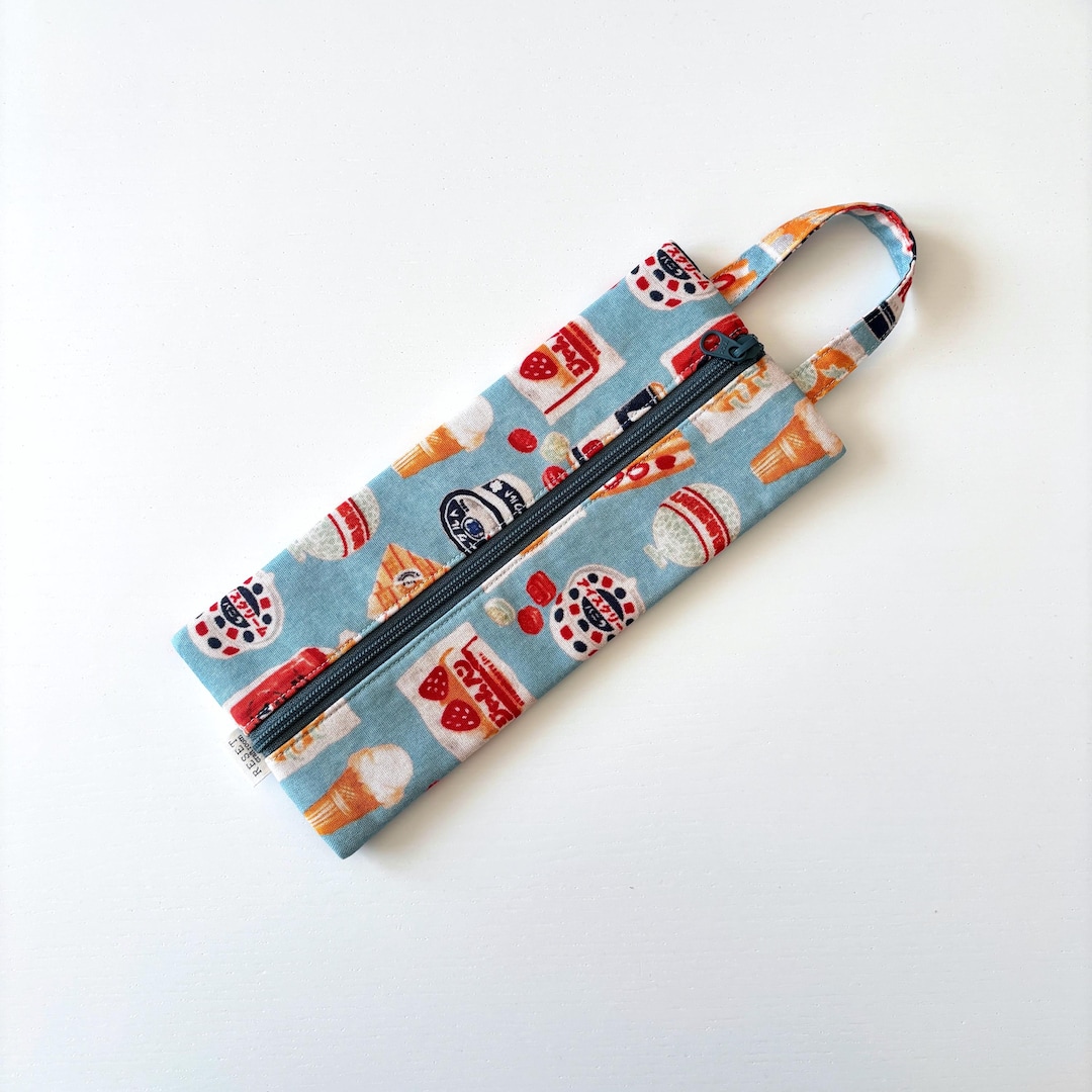 Japanese Snacks Pencil Case: Kawaii Food Zipper Pouch, Stationery ...