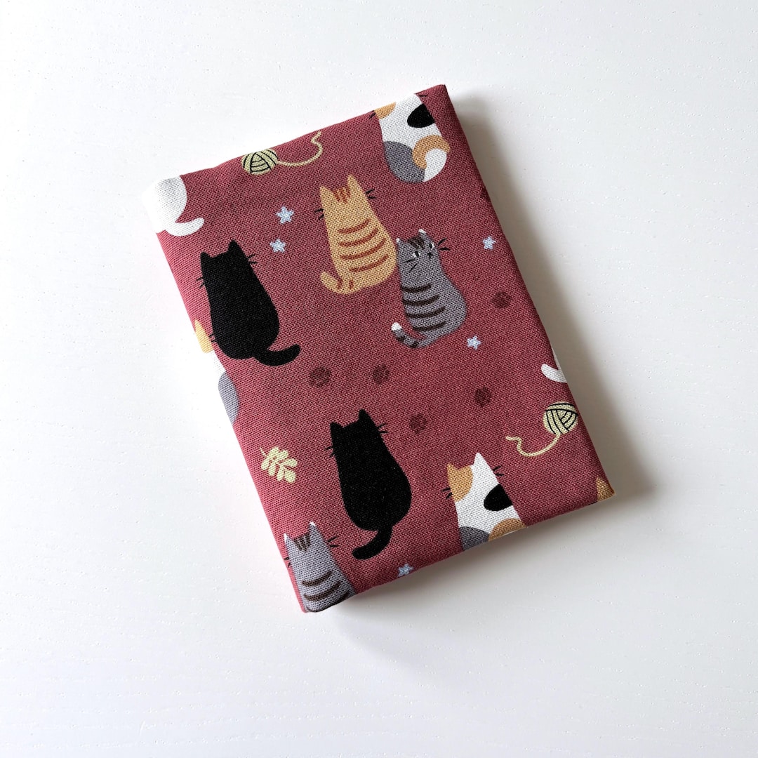 Cute Cats Passport Holder/cover - Cartoon Cat Fabric Travel Wallet ...