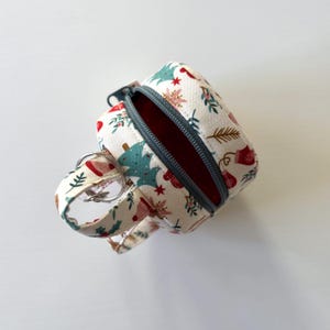 Mini Christmas Backpack Keychain – Cute Backpack Charm, Keyring Coin ...