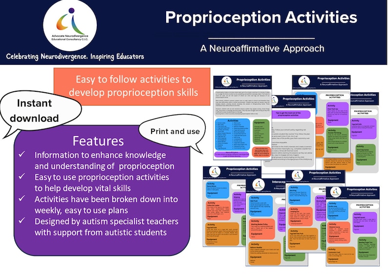 Proprioception Support Activities for Schools: A Neuroaffirmative ...