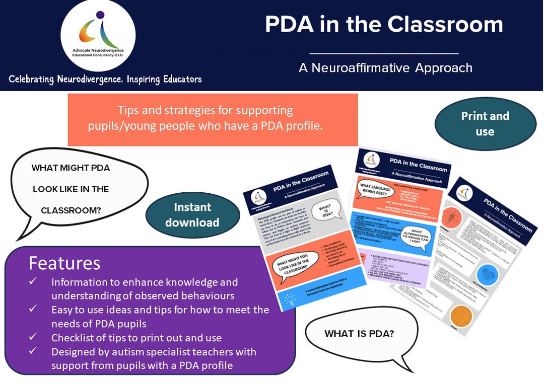 PDA in the Classroom: A Neuroaffirmative Approach - Etsy