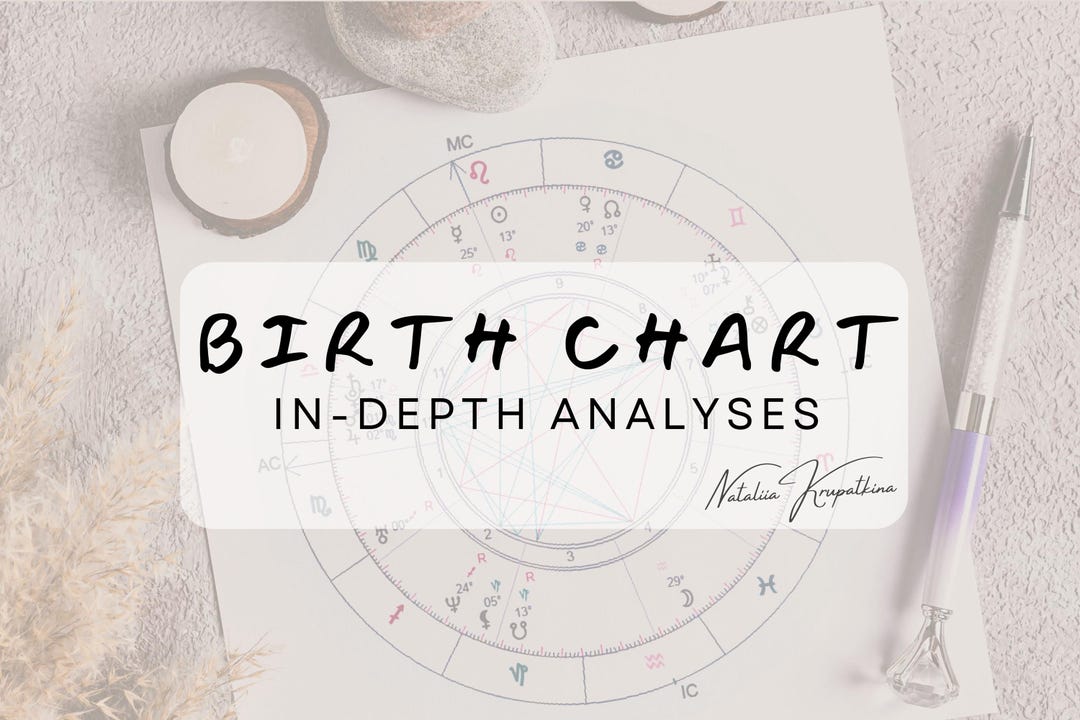 In-depth Birth Chart Reading Personalized Natal Chart Analysis for Self ...