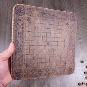 Hnefatafl Handmade Viking Board Game - Ancient Strategy Game - Perfect ...