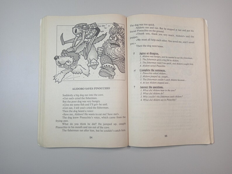 The Adventures of Pinocchio Bilingual English Russian Reader for Kids ...