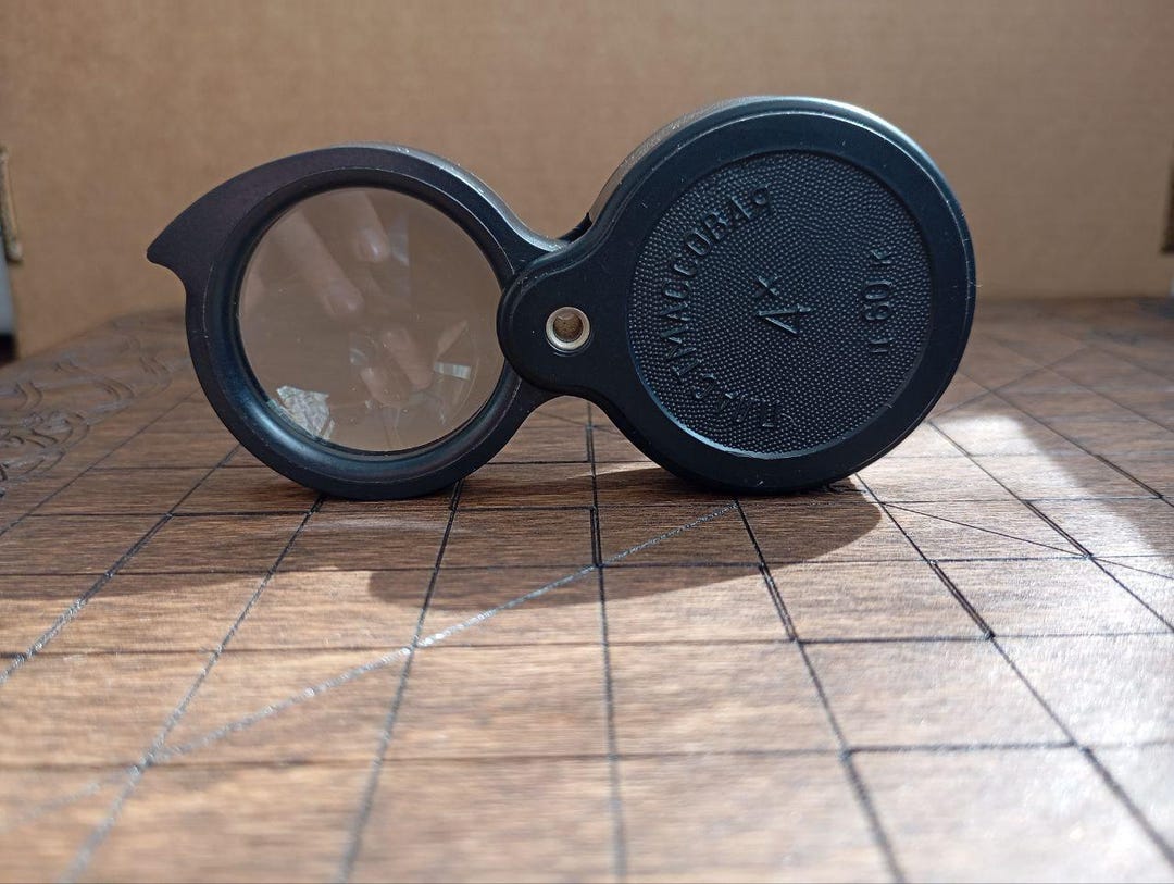 Vintage USSR 4x Pocket Loupe | Soviet Optical Magnifier - Etsy