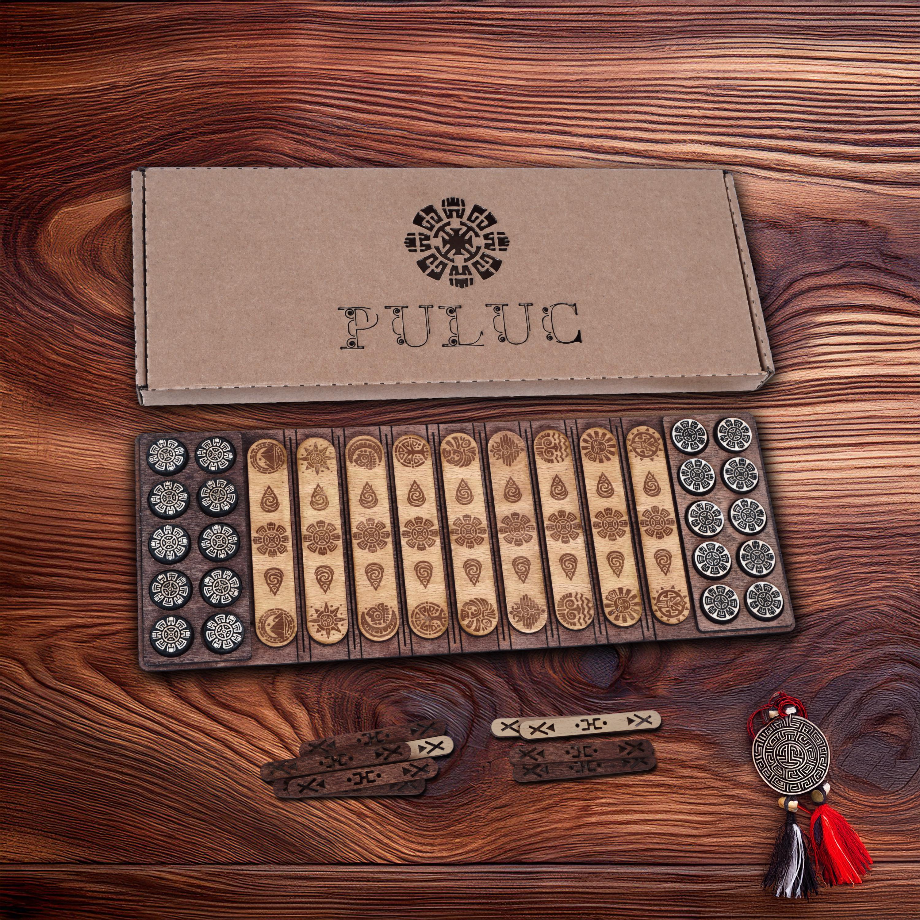 Handmade Puluc Board Game: Ancient Mayan Strategy Game - Etsy