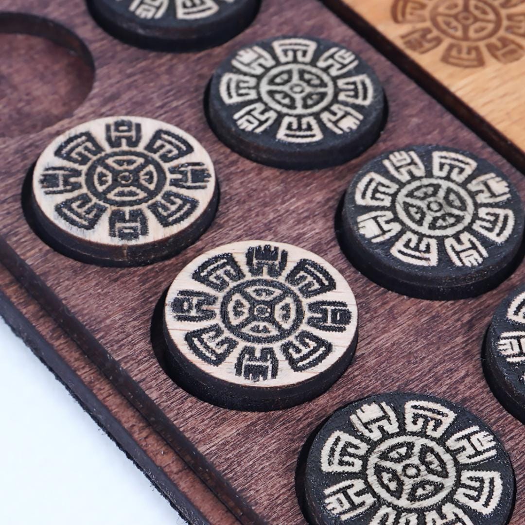 Handmade Puluc Board Game: Ancient Mayan Strategy Game - Etsy