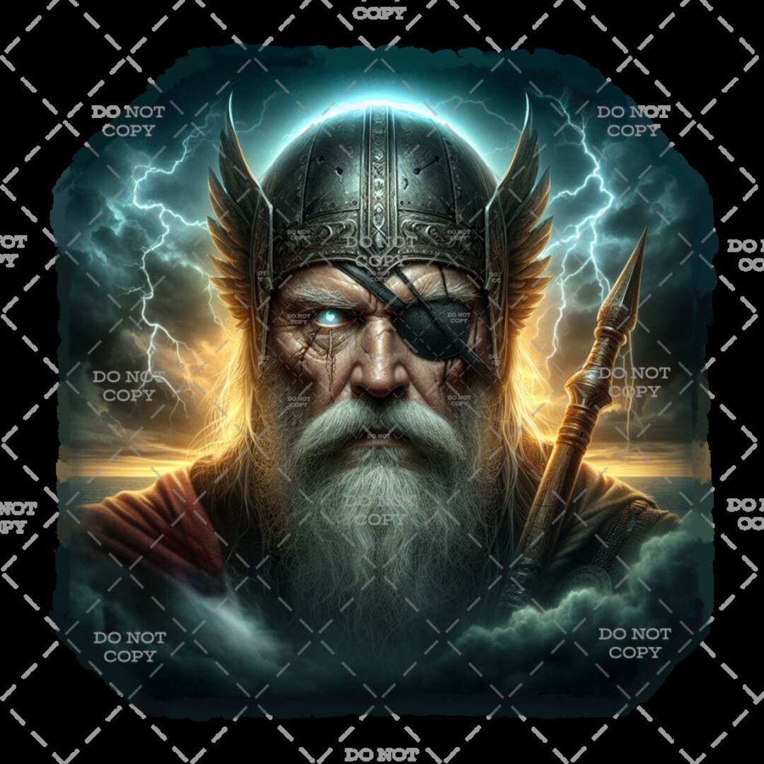 Odin Digital Download PNG File God Father Ruler of Asgard Father of ...