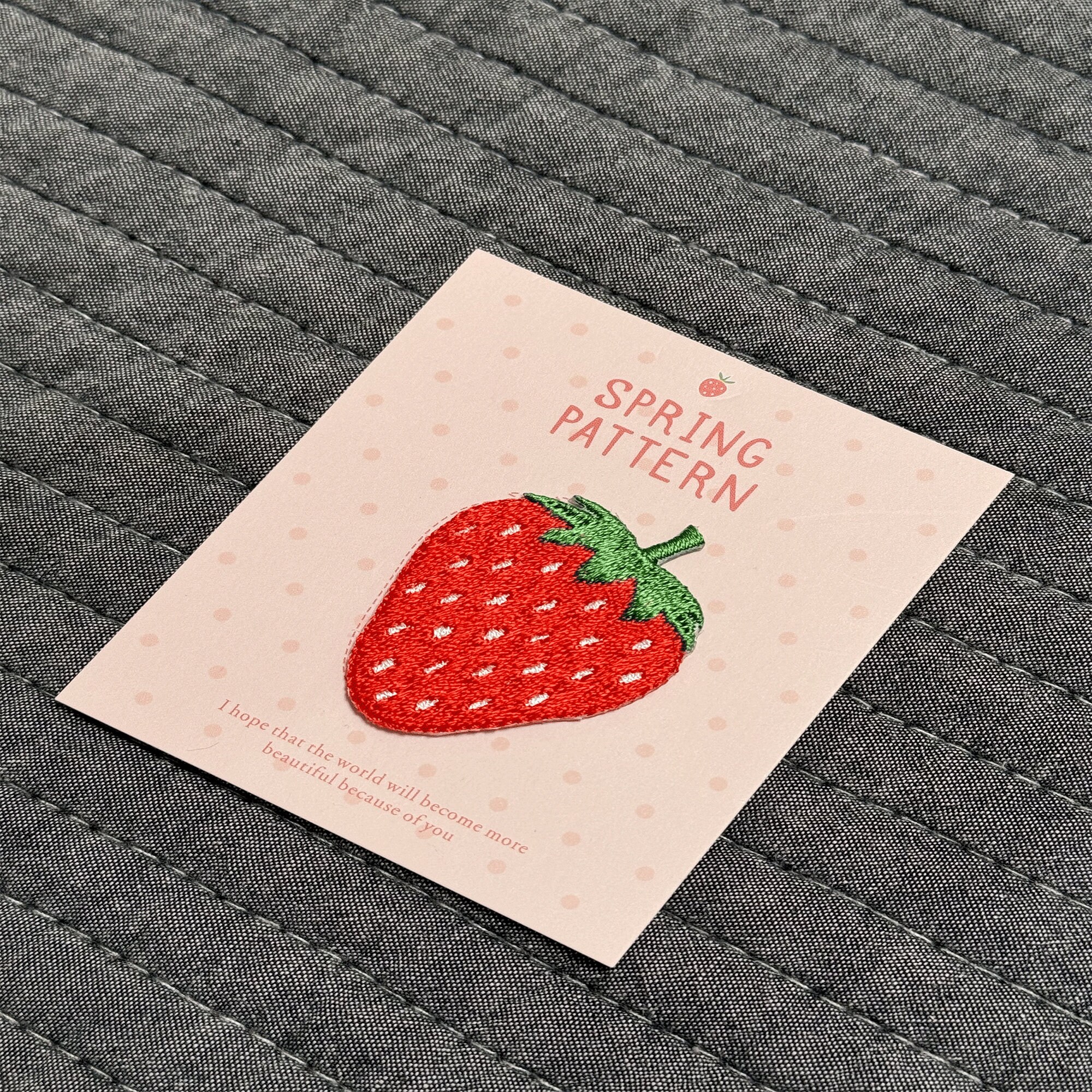 Eco-friendly Strawberries Patch, Plant Embroidery,badge,decorative ...