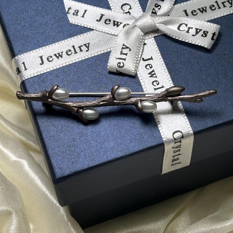 Vintage Shawl Pin Wood - Etsy