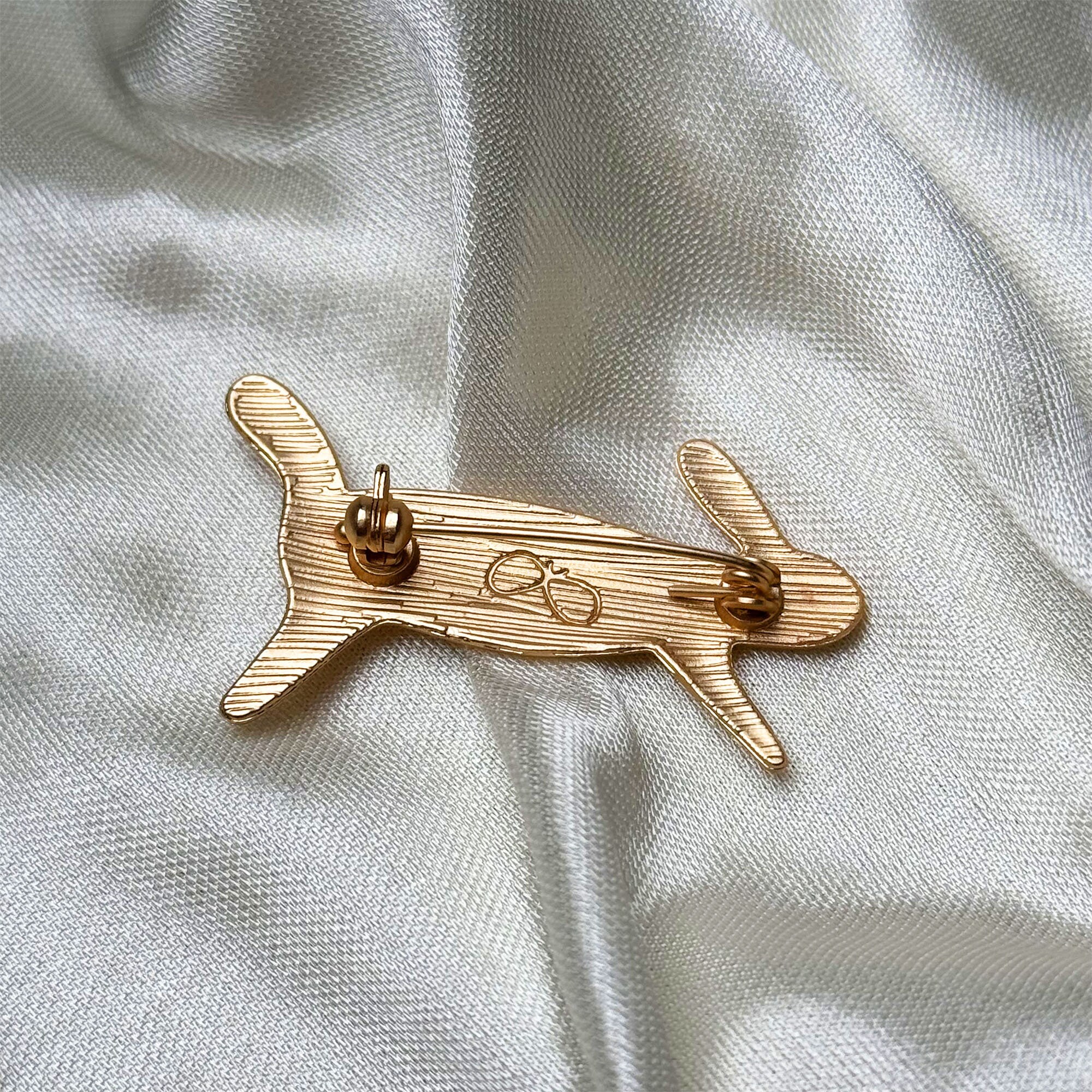 Vintage Gold Rabbit Brooch,couple Brooch,beauty Rabbit Brooch,flat ...