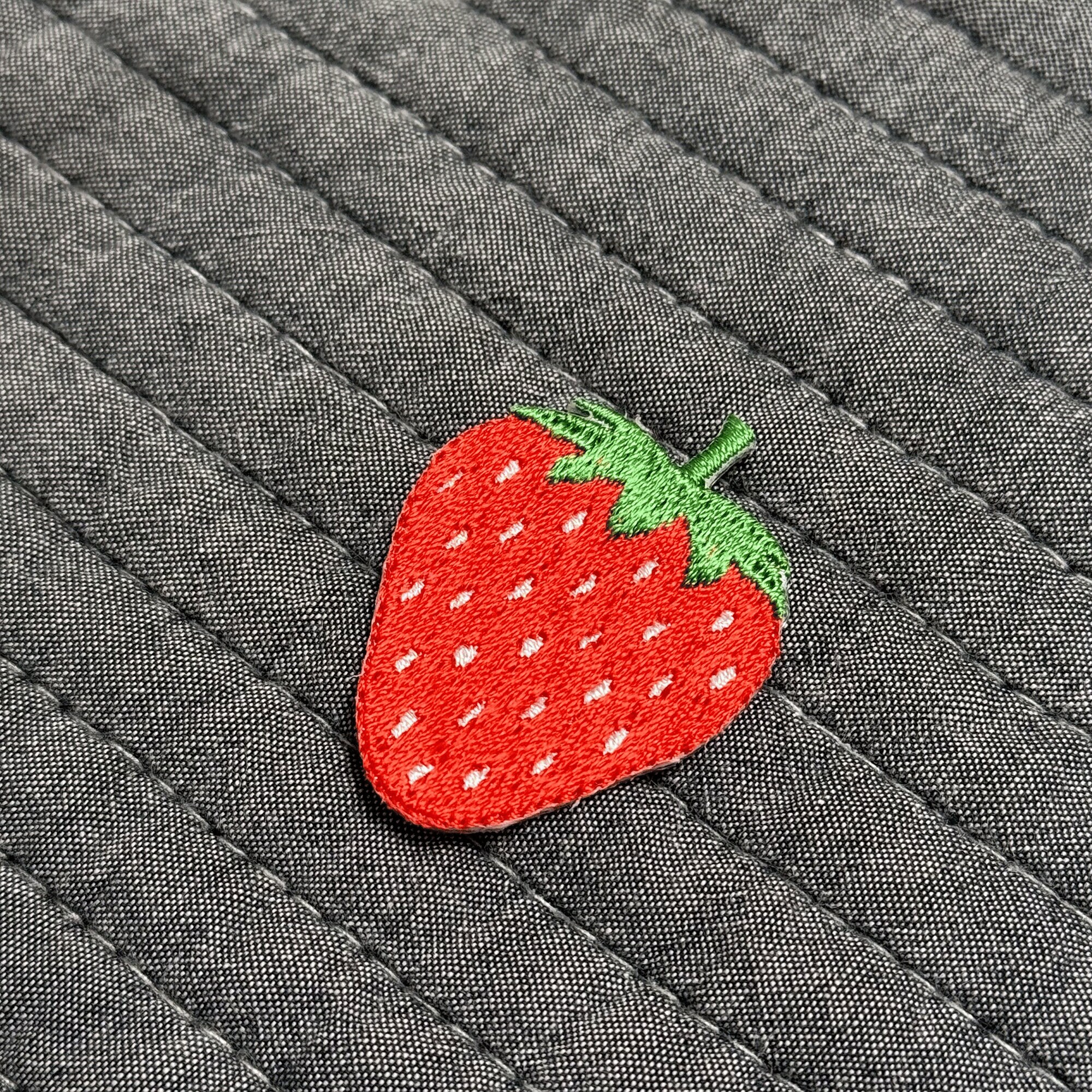 Eco-friendly Strawberries Patch, Plant Embroidery,badge,decorative ...