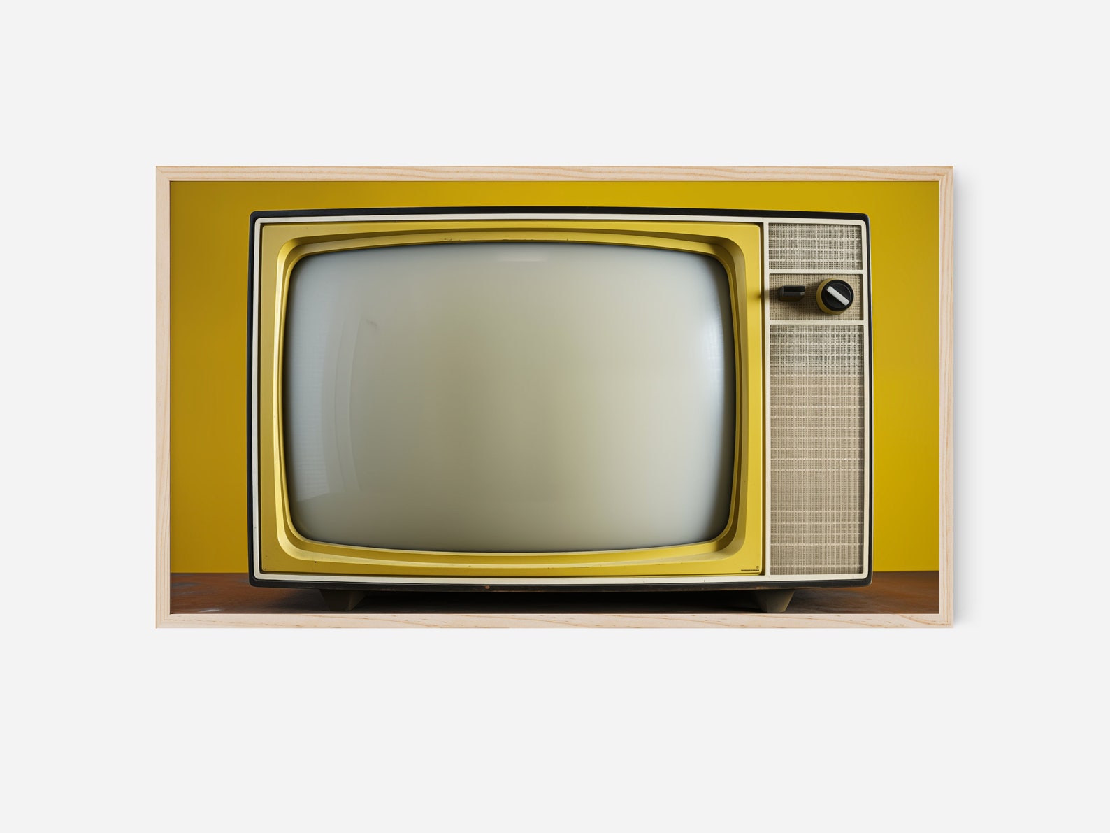 Retro TV Frame TV Art Vintage TV Image Screensaver Blank Turned off Tv ...