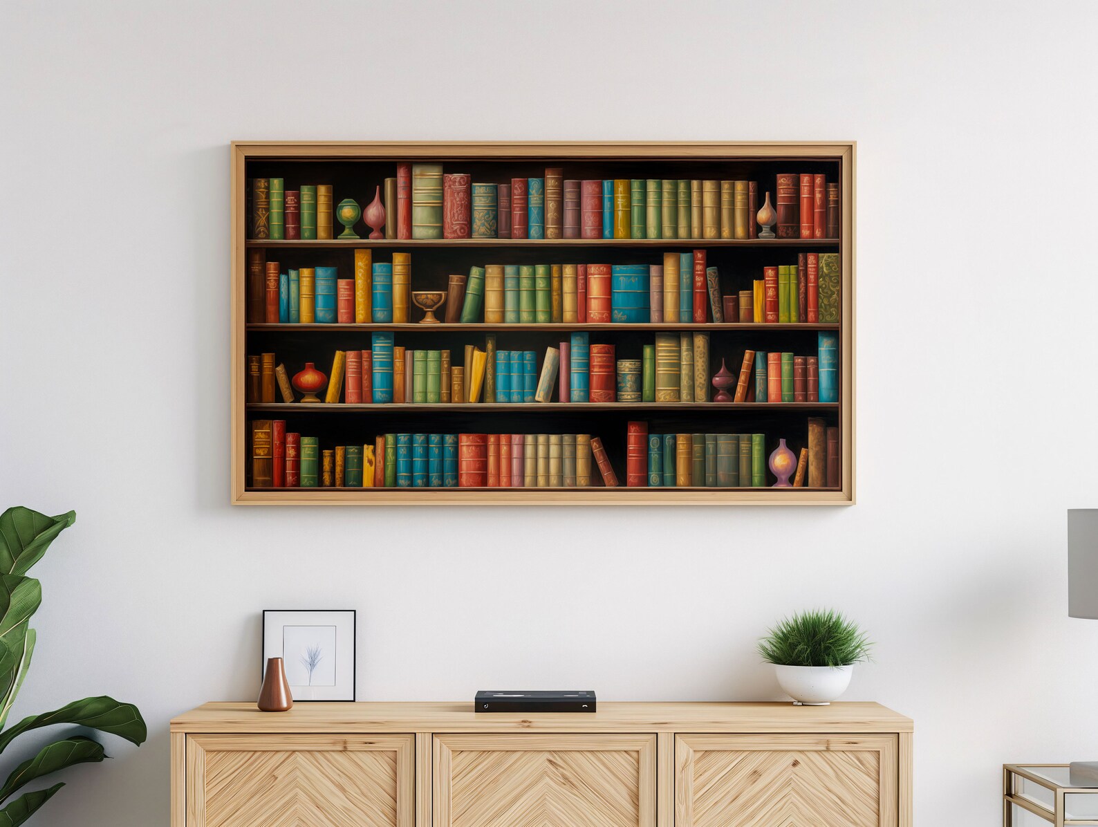Frame TV Art Bookshelf | Digital Download Library, Bookish Samsung ...