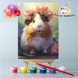 Guinea Pig Paint by Numbers - Etsy