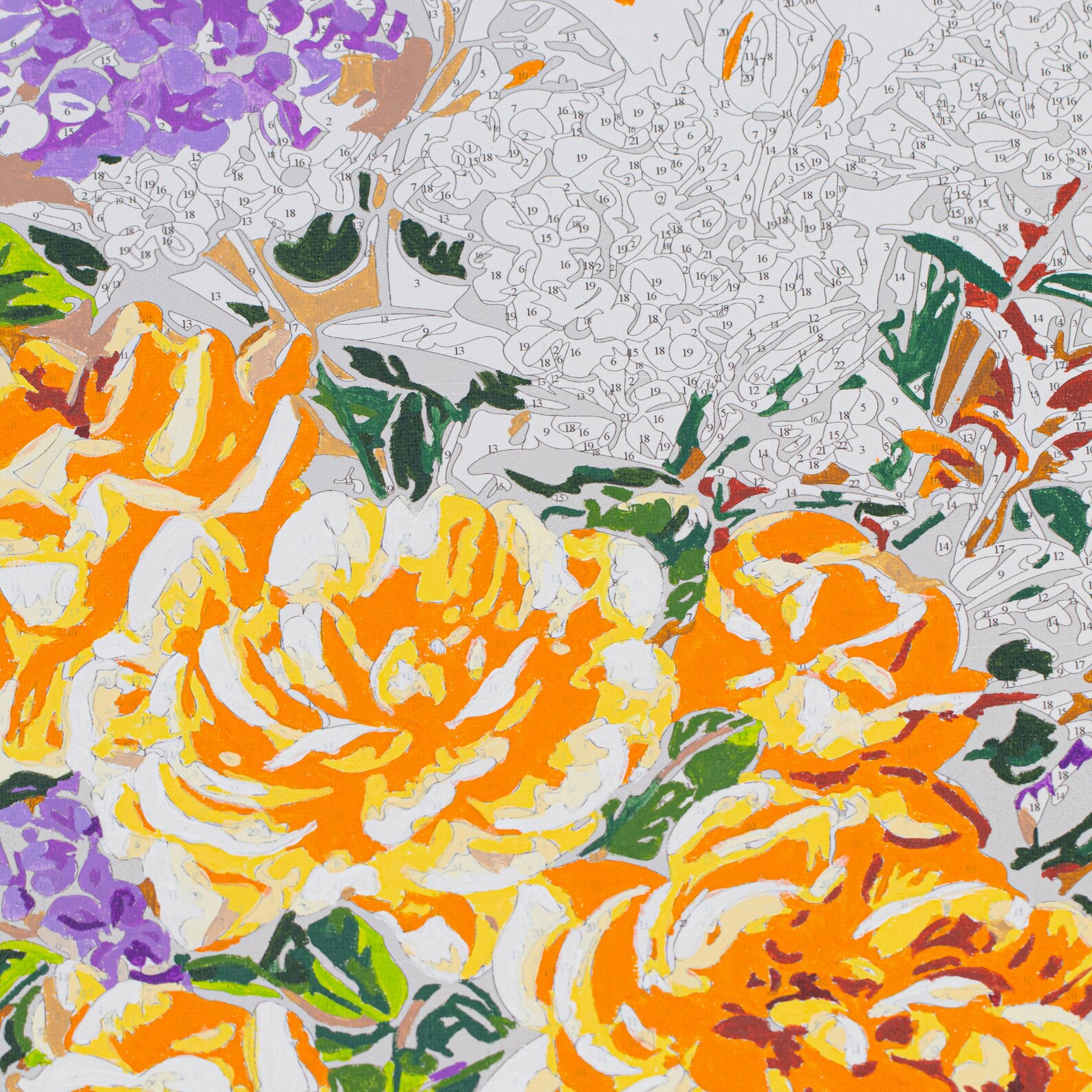 Gold Fish 5, Paint by Numbers Kit , Goldfish Painting, Easy Diy Animal ...