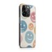 Smiley Faces Phone Case Pastel Bumpy Happy Face Cover for iPhone 15 Pro ...
