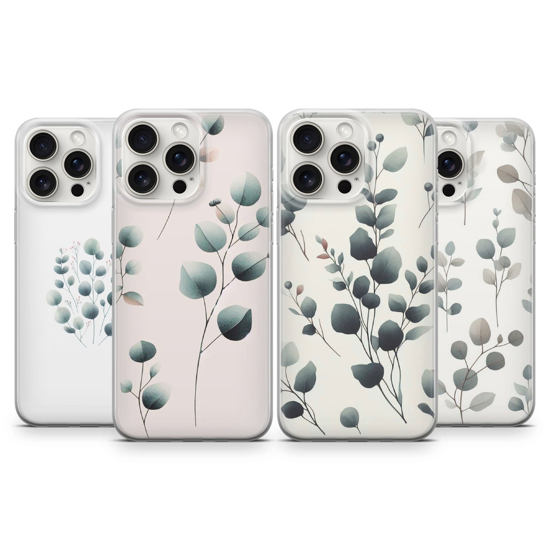 Eucalyptus Phone Case Nature Case for iPhone 15, 14pro, 13, 12, Galaxy ...