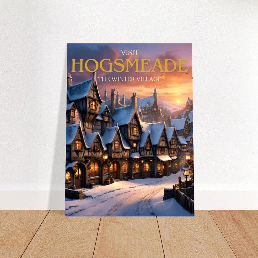 Hogsmeade Poster Premium Matte Posters Framed or Unframed Wall Art - Etsy