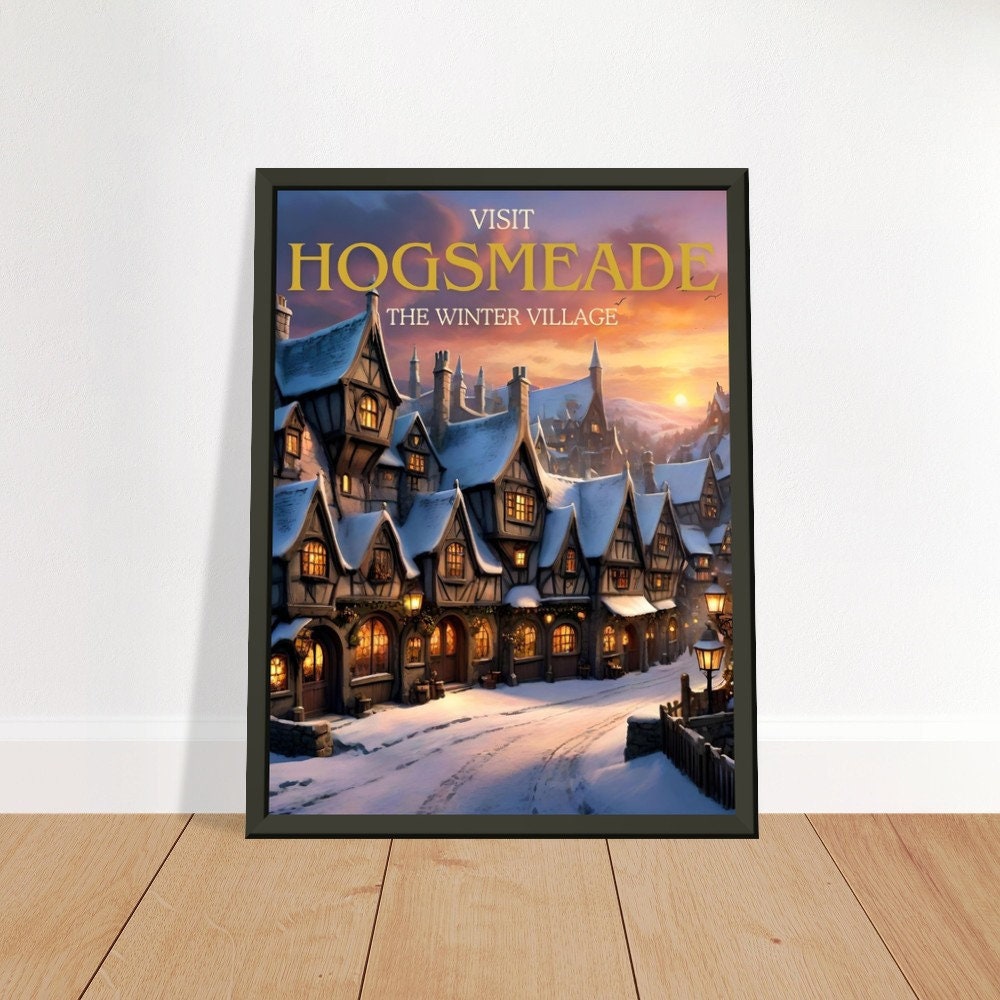 Hogsmeade Poster Premium Matte Posters Framed or Unframed Wall Art - Etsy