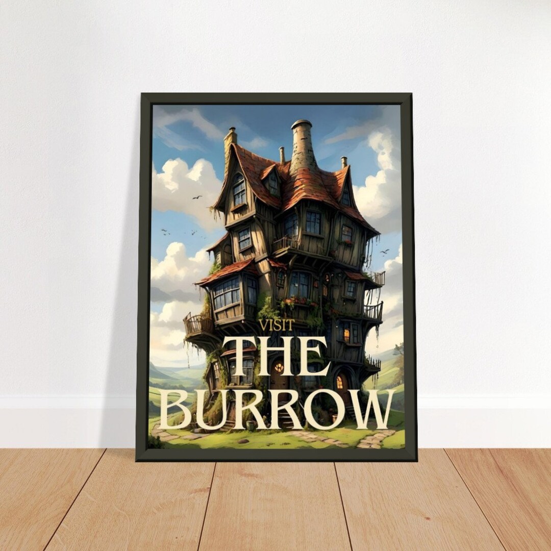 The Burrow Poster Premium Matte Posters Framed or Unframed Wall Art - Etsy