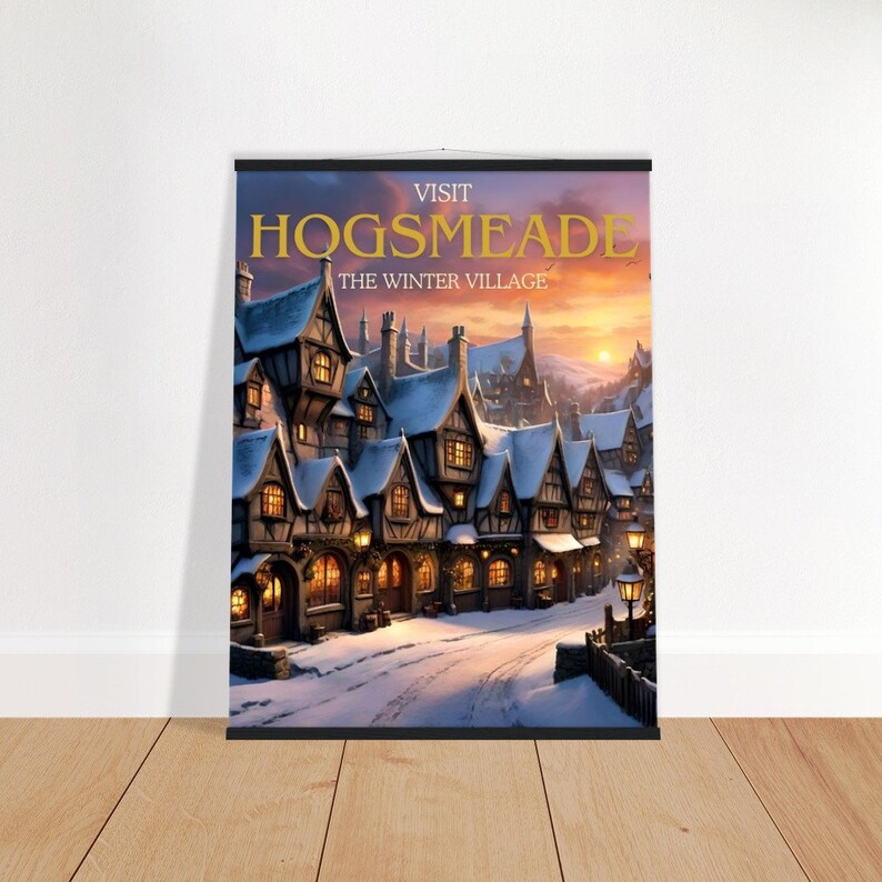Hogsmeade Poster Premium Matte Posters Framed or Unframed Wall Art - Etsy